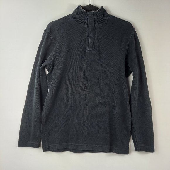 Mark Law | Sweaters | Mens Black Mark Law 4 Snap Button Sweater Small ...